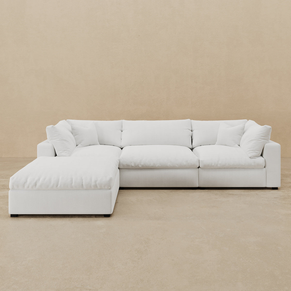 Nimbus Modular Sofa & Ottoman | Custom Living Combo – Candace & Basil Furniture USA