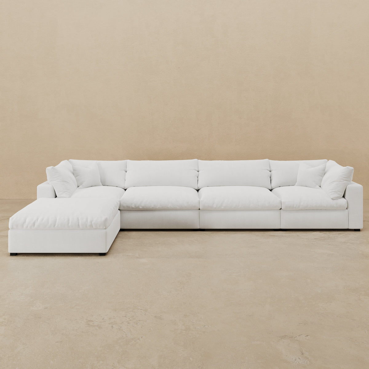 Nimbus Modular Sectional & Ottoman | Custom Comfort Combo – Candace & Basil Furniture USA
