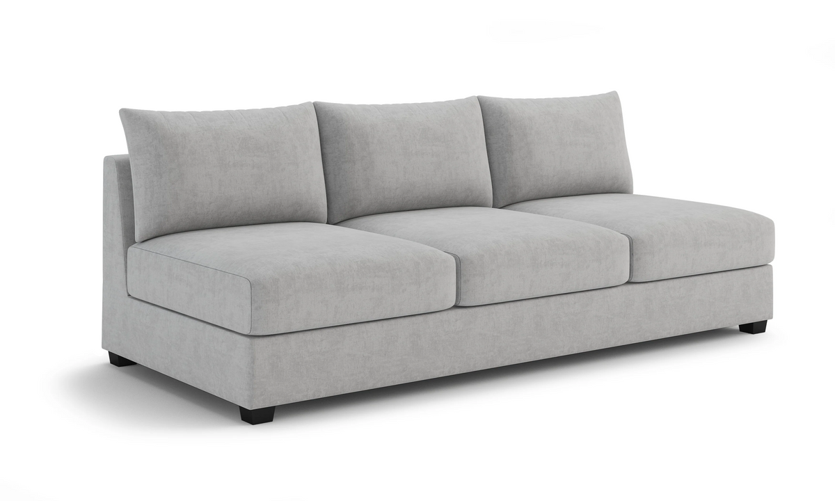 Armless Sofa | Stanton Custom Modern Look – Candace & Basil